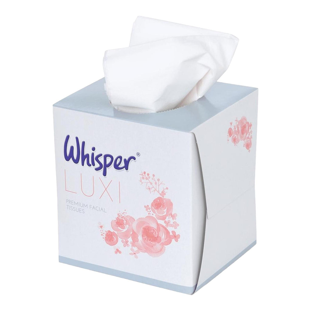 Whisper Facial Tissues Cube Pack of 24 Cubes – Aardvark Janitorial Supplies